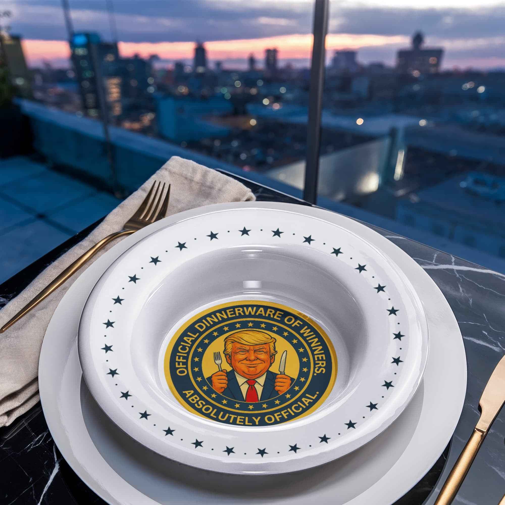 Political Parody Collectible Bowl – “Official Dinnerware of Winners ...